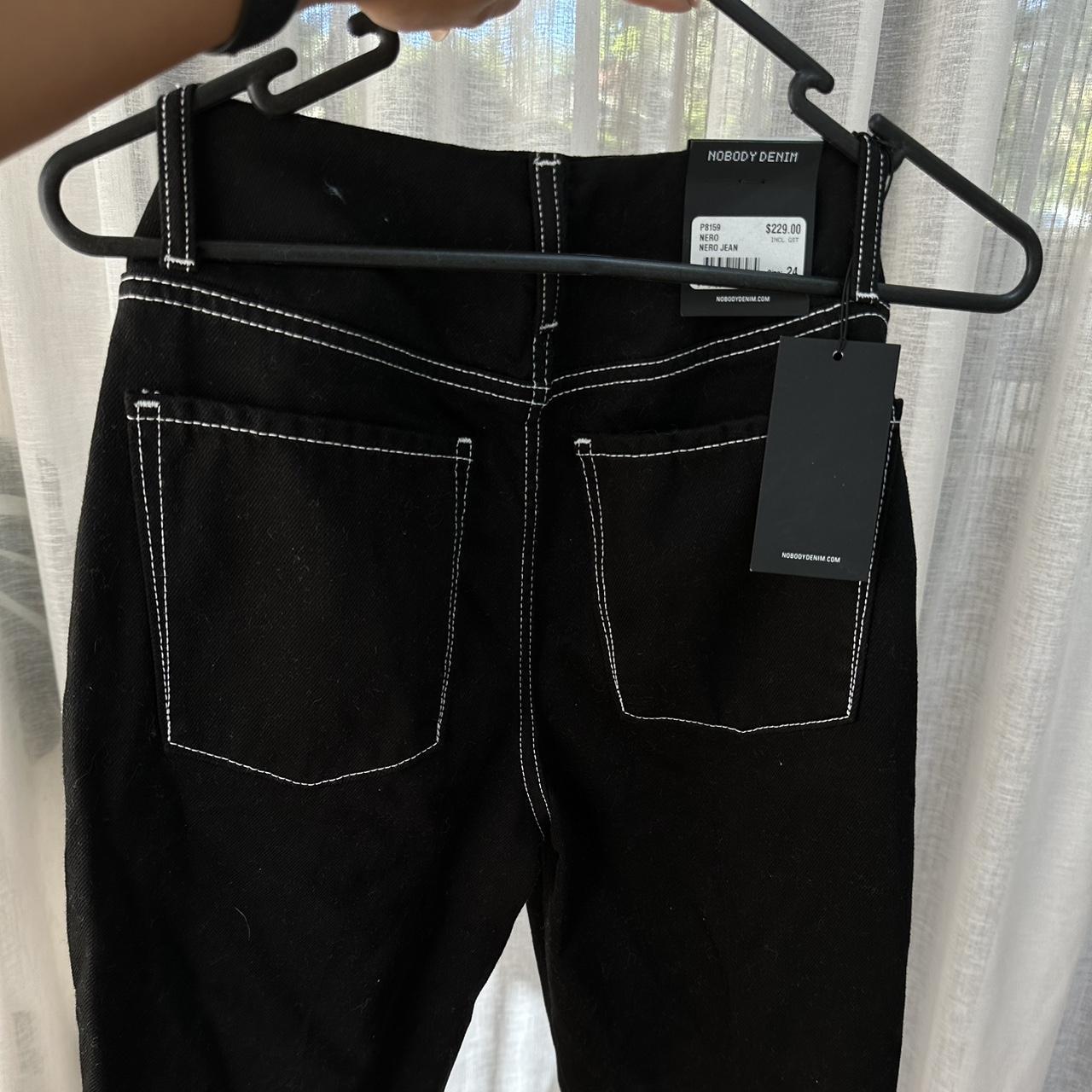 Nobody denim black jeans Size 24 Brand new with... - Depop