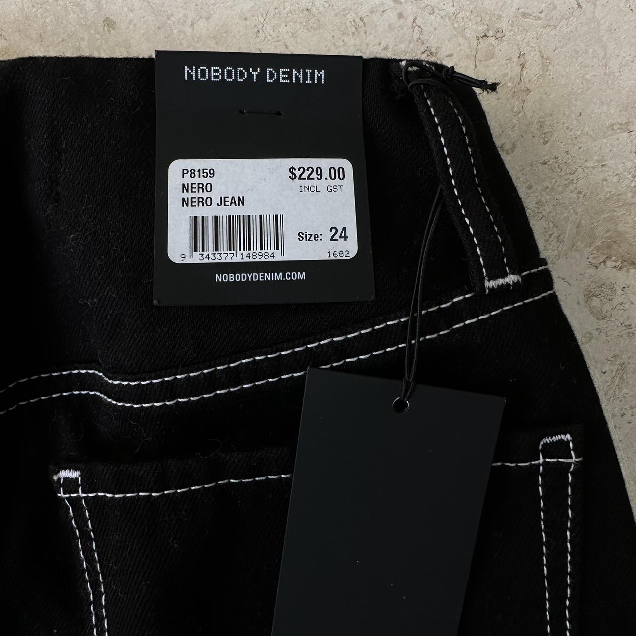 Nobody denim black jeans Size 24 Brand new with... - Depop