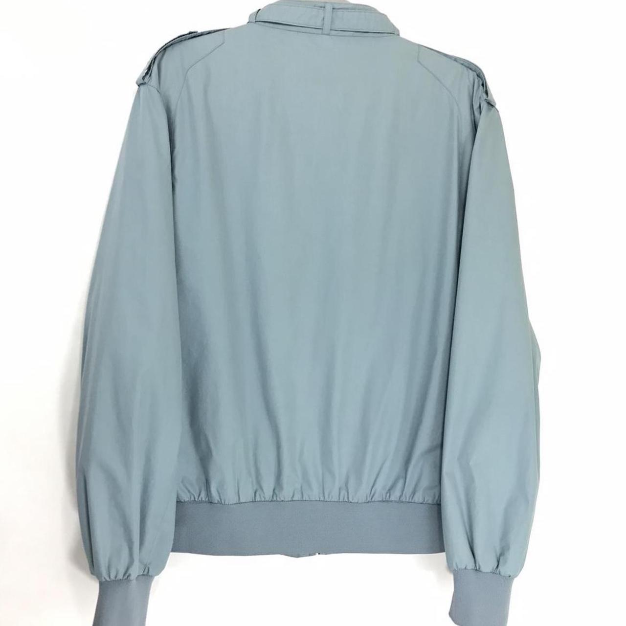 Members Only Bomber Jacket The cutest blue color - Depop