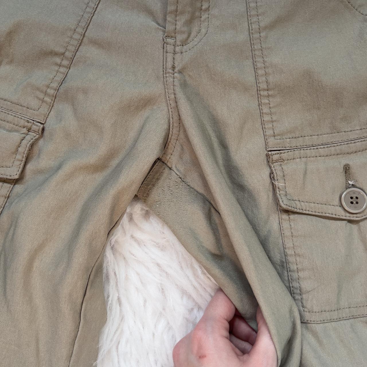 The Nat pants 00’s era tan khaki cargo style... - Depop