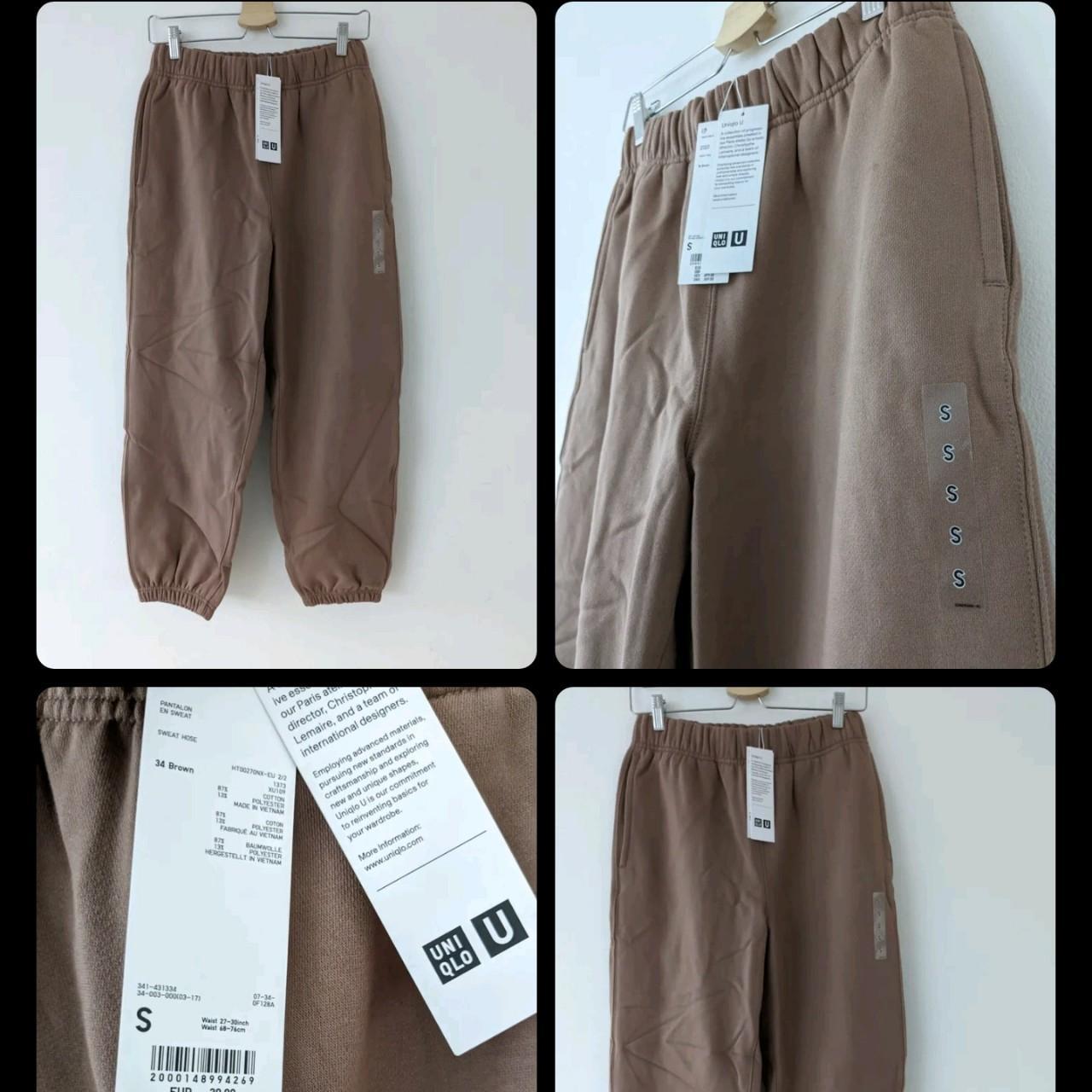 Uniqlo U Fleece Joggers sweatpants tracksuit Small... - Depop