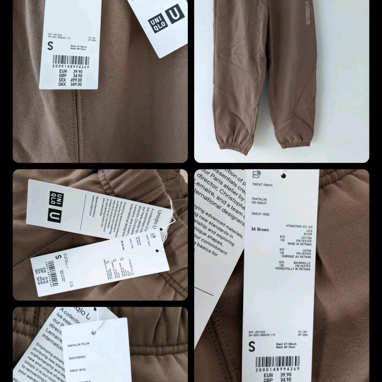 Uniqlo U Fleece Joggers sweatpants tracksuit Small... - Depop