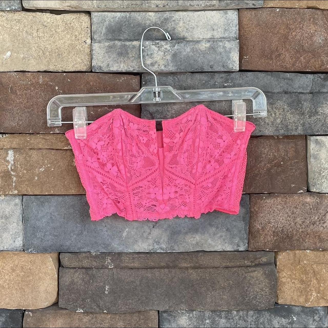 Super cute bra/ bustier / corset top Adorable with... - Depop