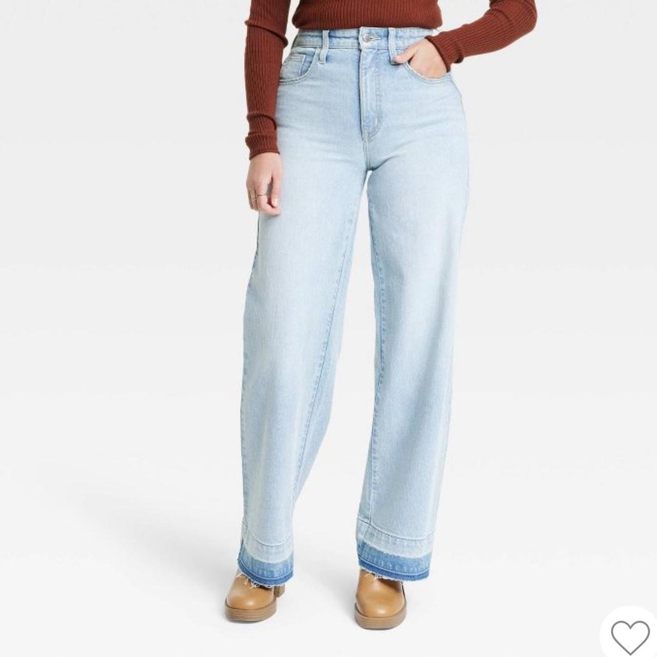 Target Women's High-Rise Wide Leg Jeans - Universal... - Depop