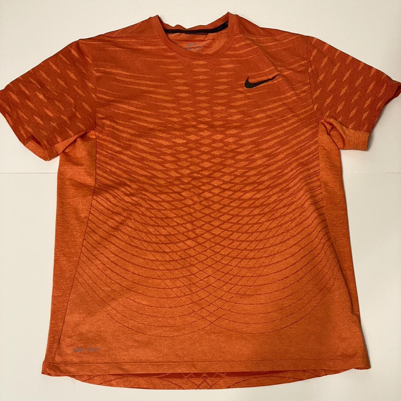 Nike Drifit Dri-Fit Orange Men’s Medium M.... - Depop