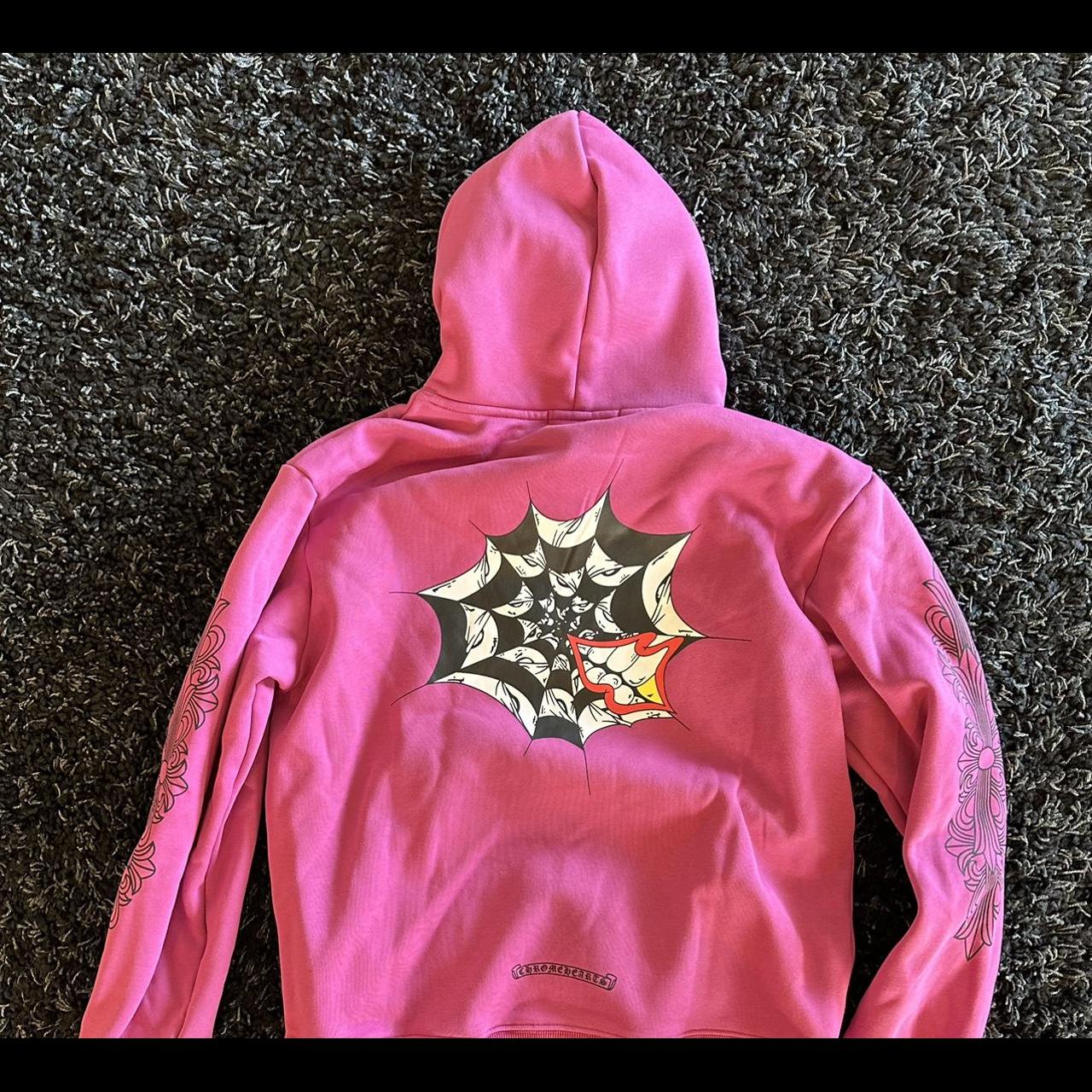 Chrome Hearts Matty Boy Hoodie Pink/Purple... - Depop