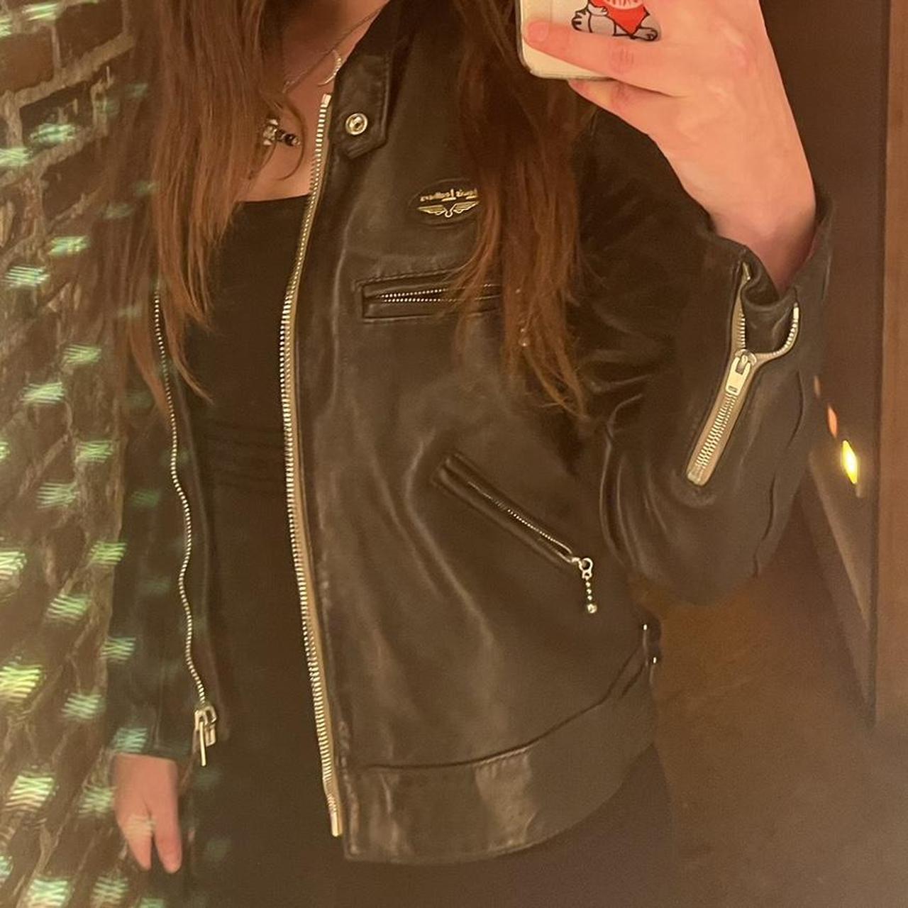 Lewis Leathers vintage leather motorcycle jacket.... - Depop