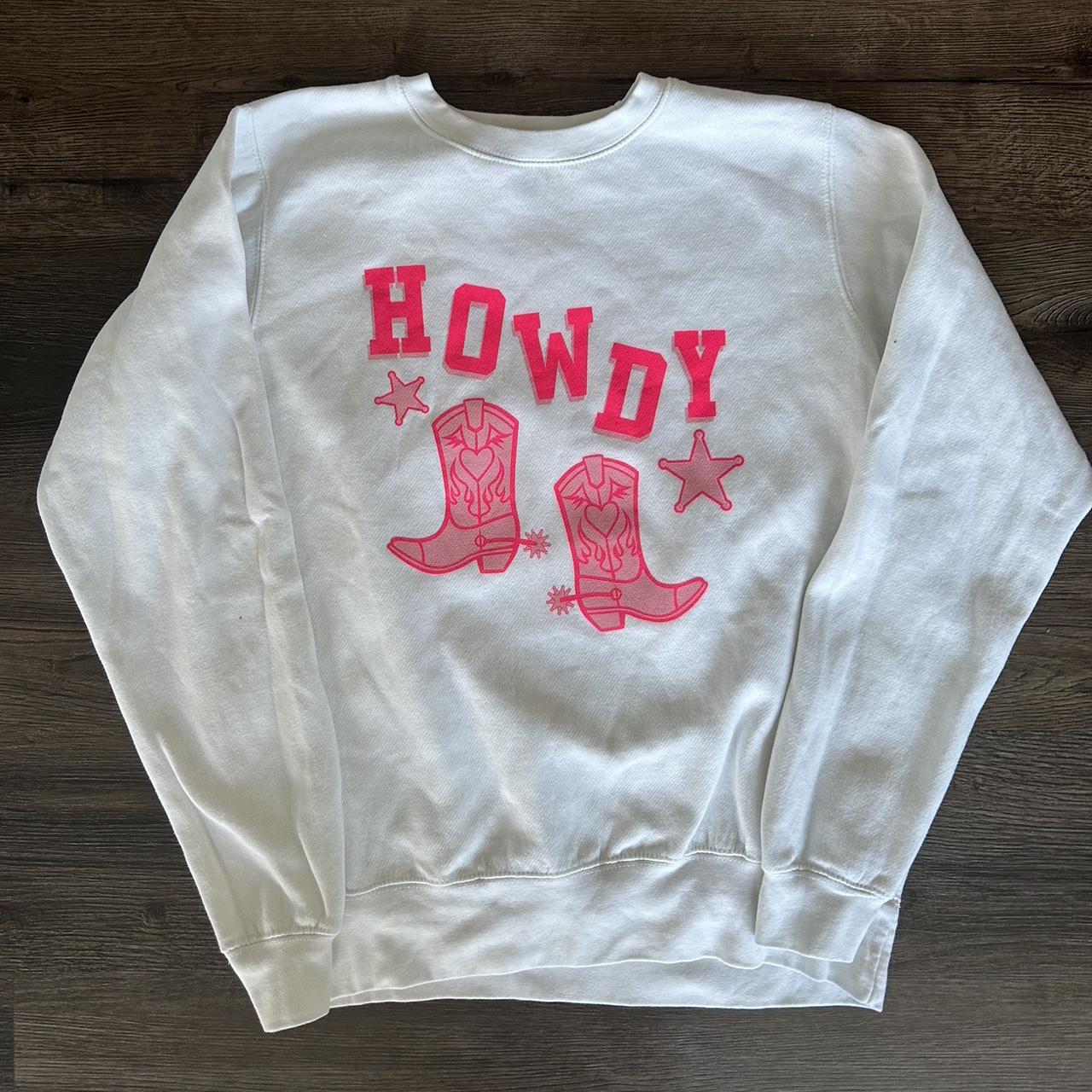 Preppy Crewneck Size - Small ( oversized, fits like... - Depop