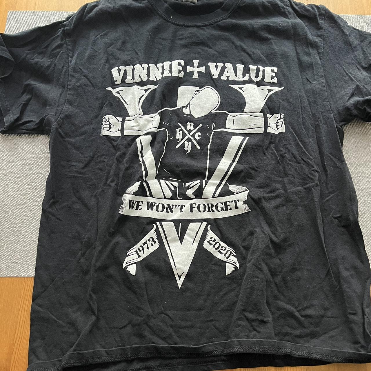 Vinnie Value t shirt SIZE LARGE ON GILDAN. Picked... - Depop
