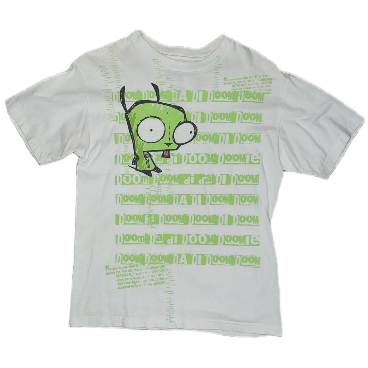 Invader Zim Mighty Fine men’s medium shirt... - Depop
