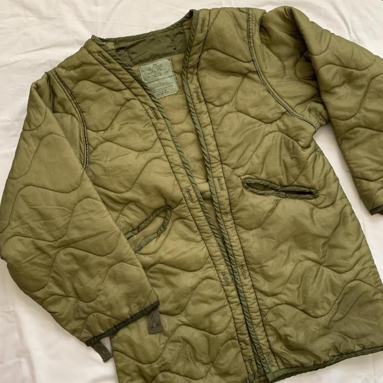 Repop - amazing army liner. Unfortunately too big... - Depop Repop - amazing army liner. Unfortunately too big... - Depop