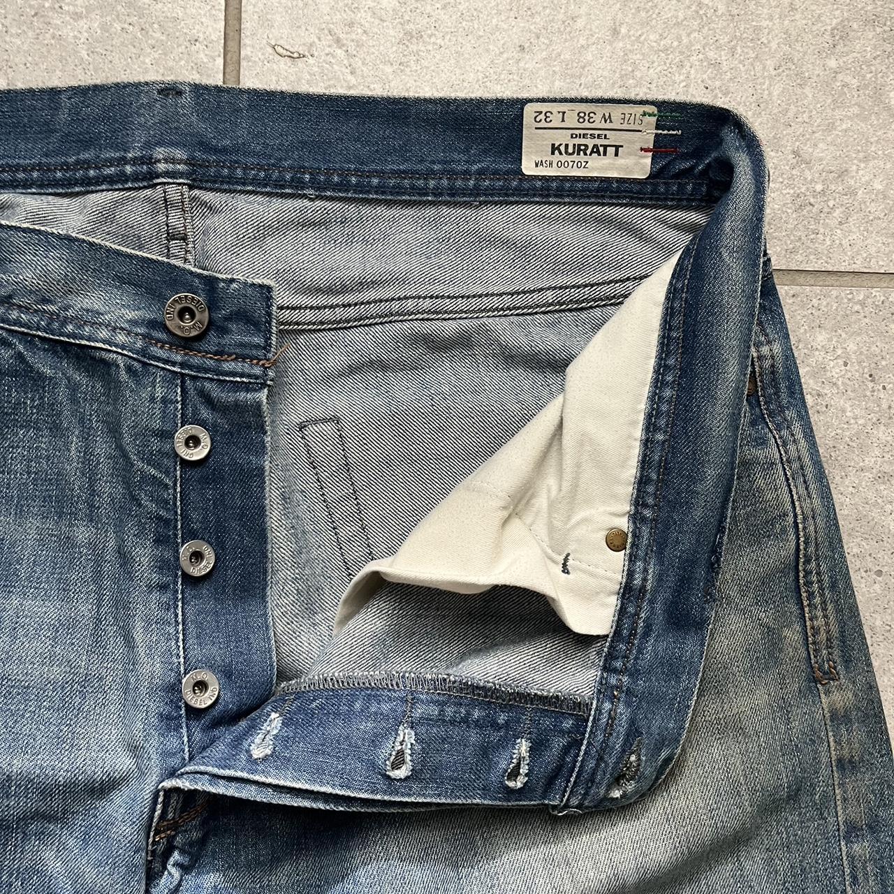 Vintage 2000s y2k distressed diesel jeans. Nice... - Depop