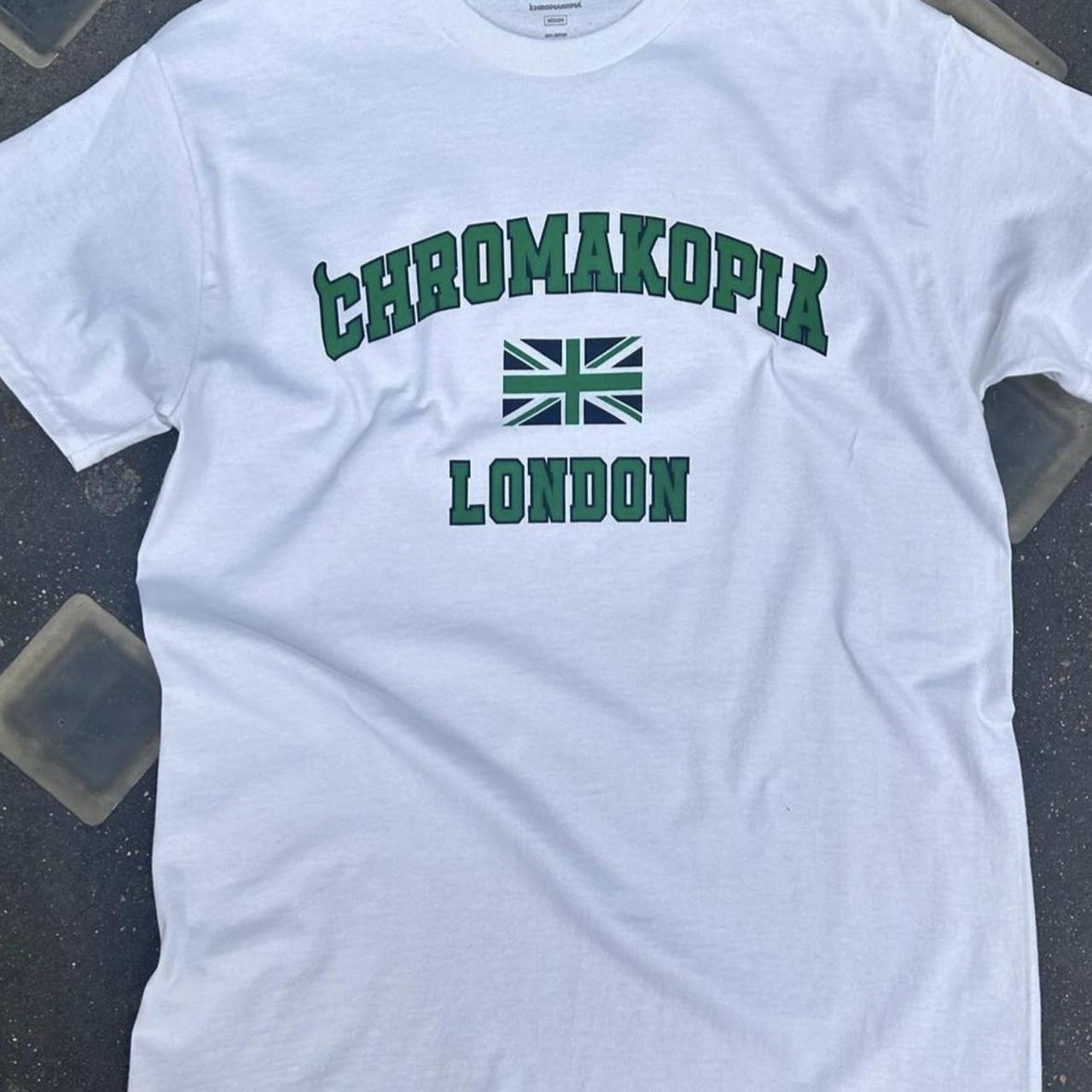 Tyler the Creator White and green Chromakopia London... | Depop