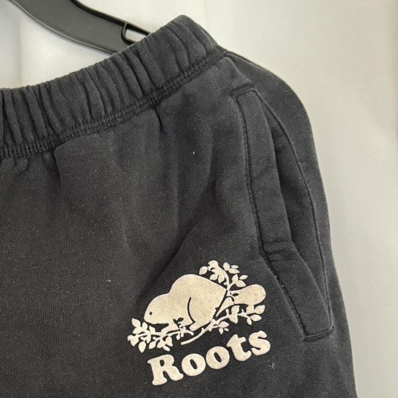 roots black classic sweats - Depop