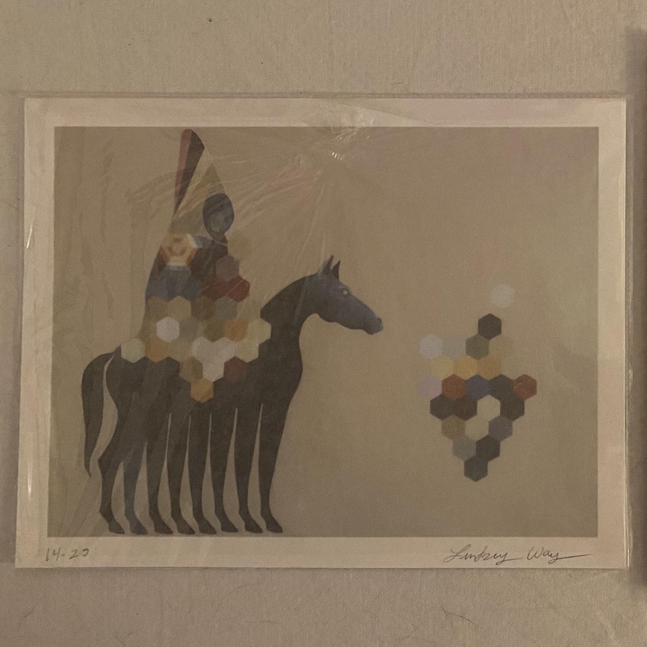 Lindsey Way art signed, limited edition A4 size - Depop