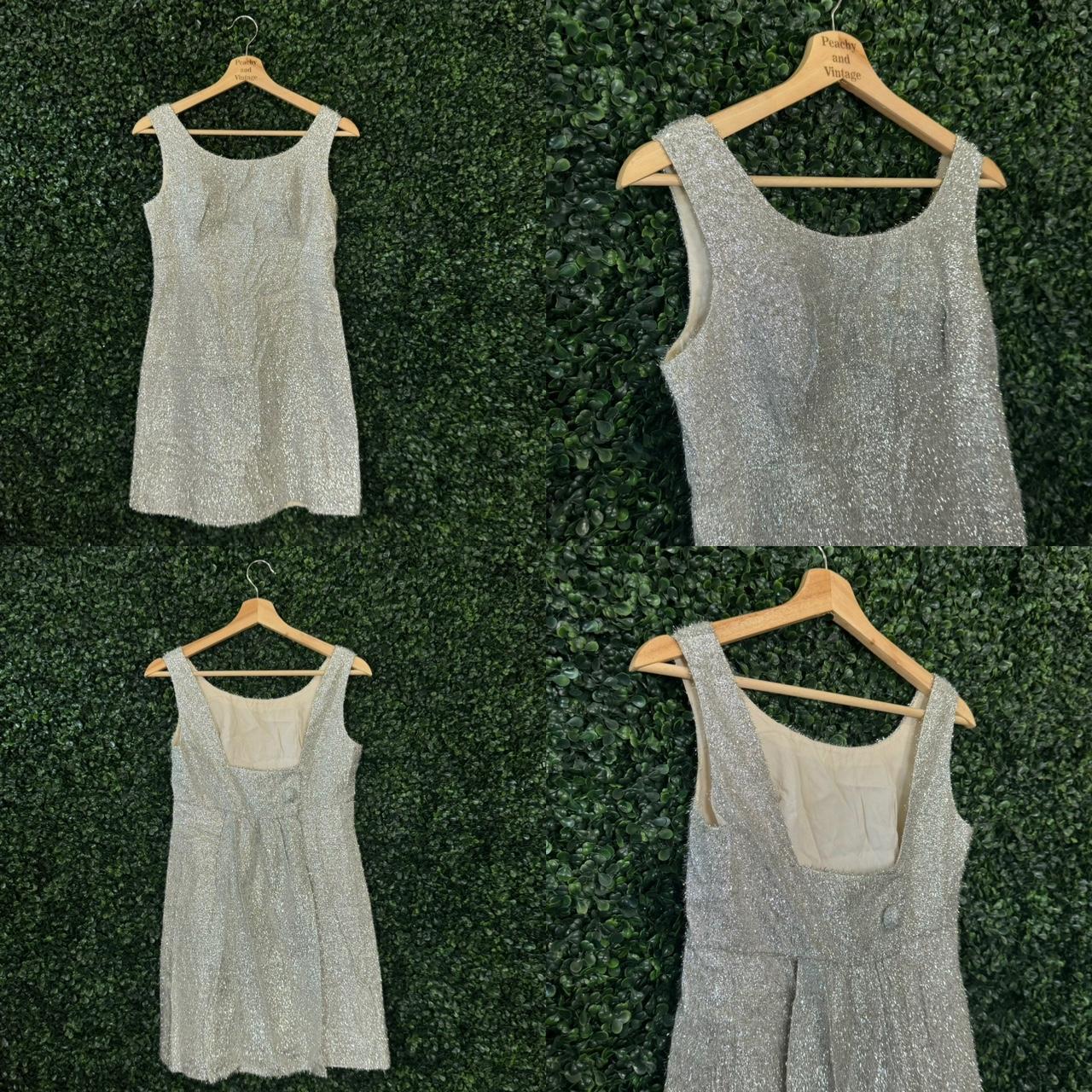 1960’s rare silver vintage gogo disco dress. This... - Depop