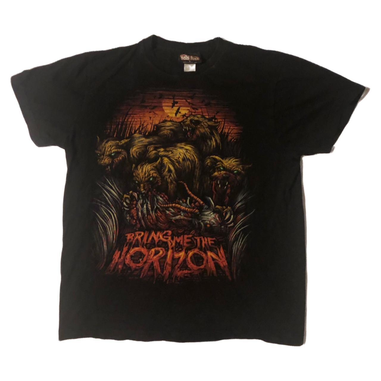 VINTAGE Y2K BRING ME THE HORIZON DOUBLE SIDED BAND... - Depop