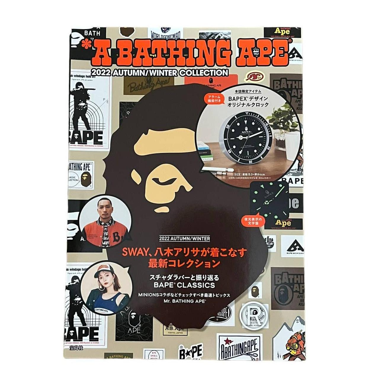 Bape Bapex Table Clock Classic Clock face with... - Depop