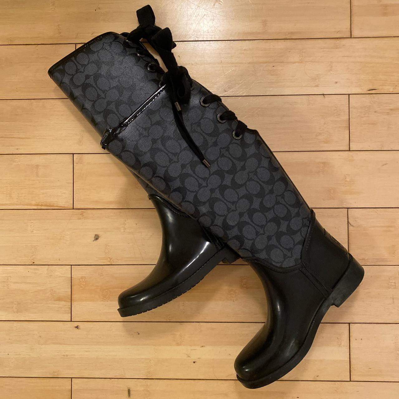 Coach rain boots - Depop