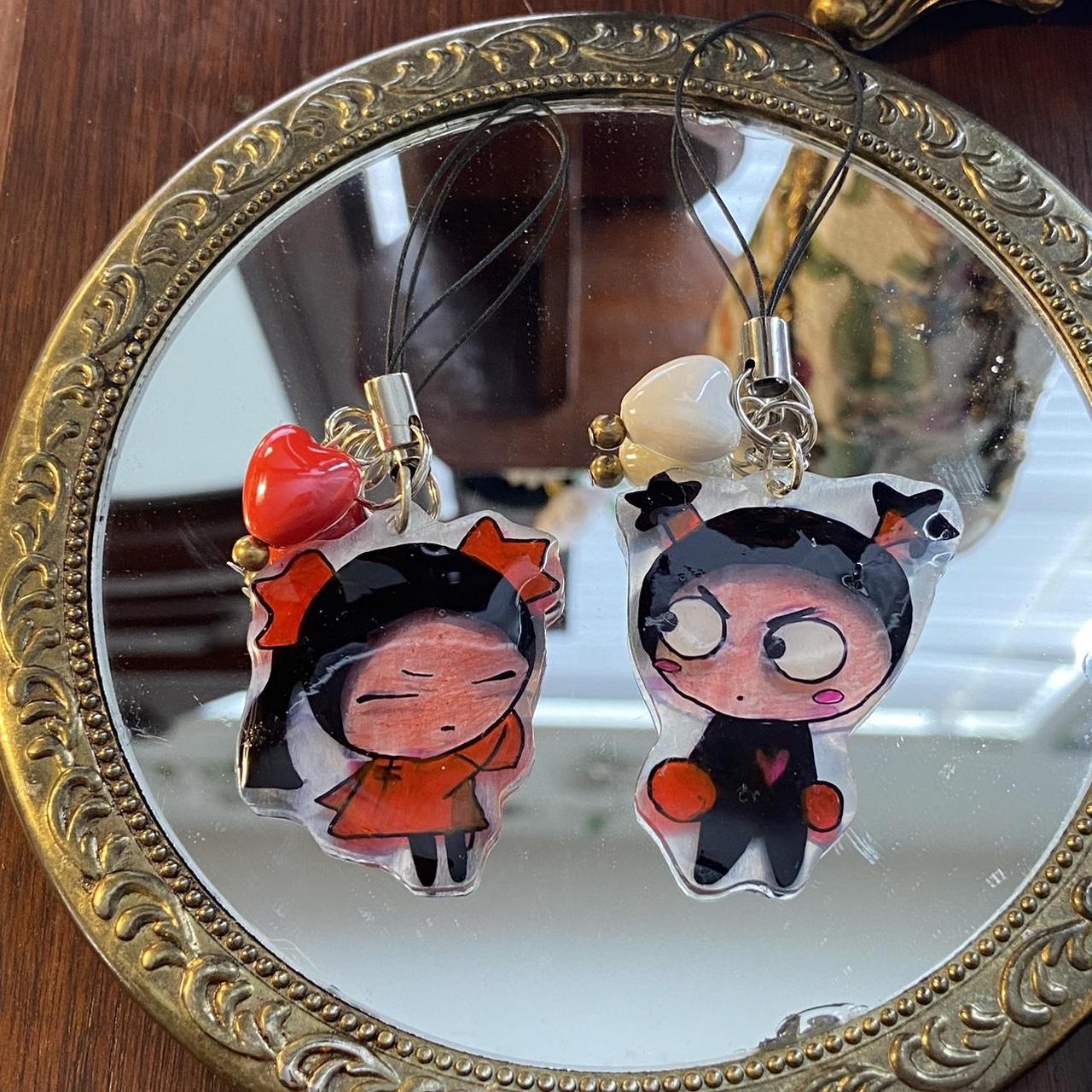 pucca and garu phone strap !handmade!! if any... | Depop
