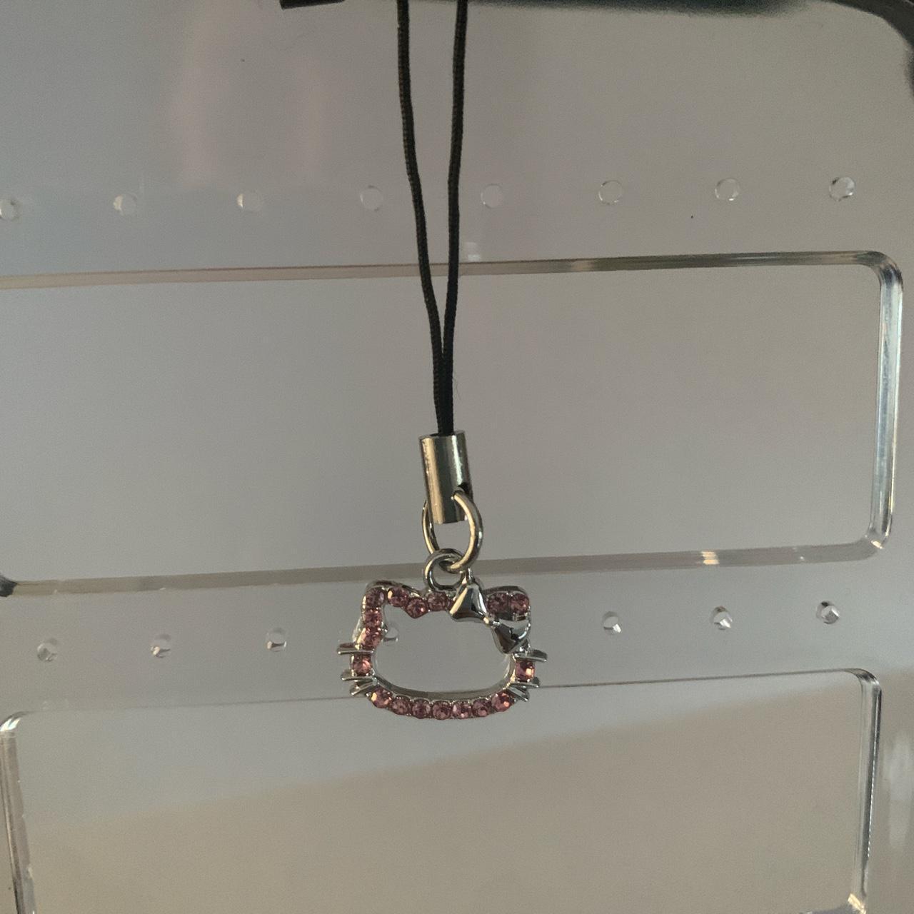 Handmade Pink Hello Kitty phone charm #Sanrio... - Depop