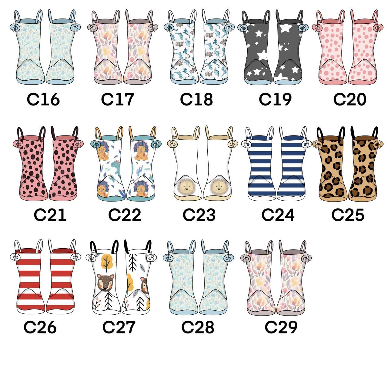 Personalised Welly Boot | Family print A... - Depop