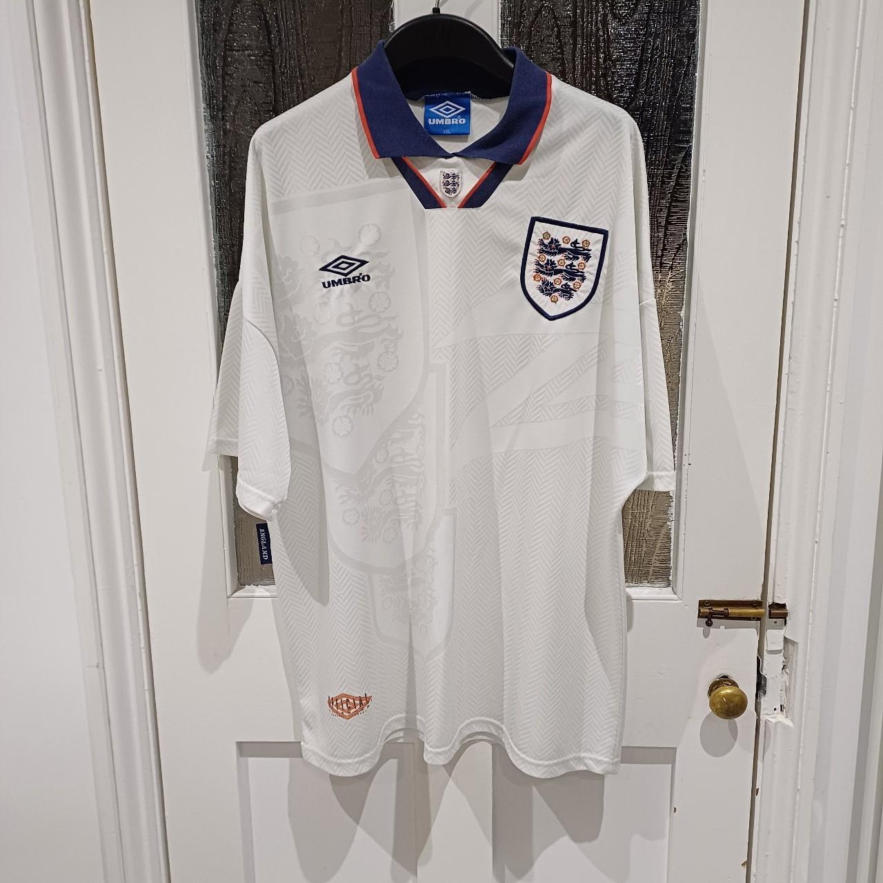 Original England 94 shirt in excellent condition. ... - Depop
