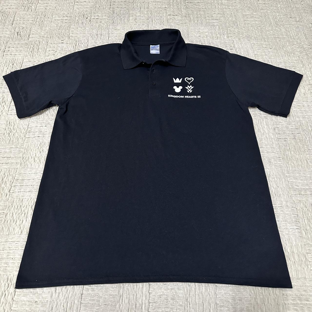 Disney Kingdom Hearts 3 III GameStop Promo Polo... - Depop