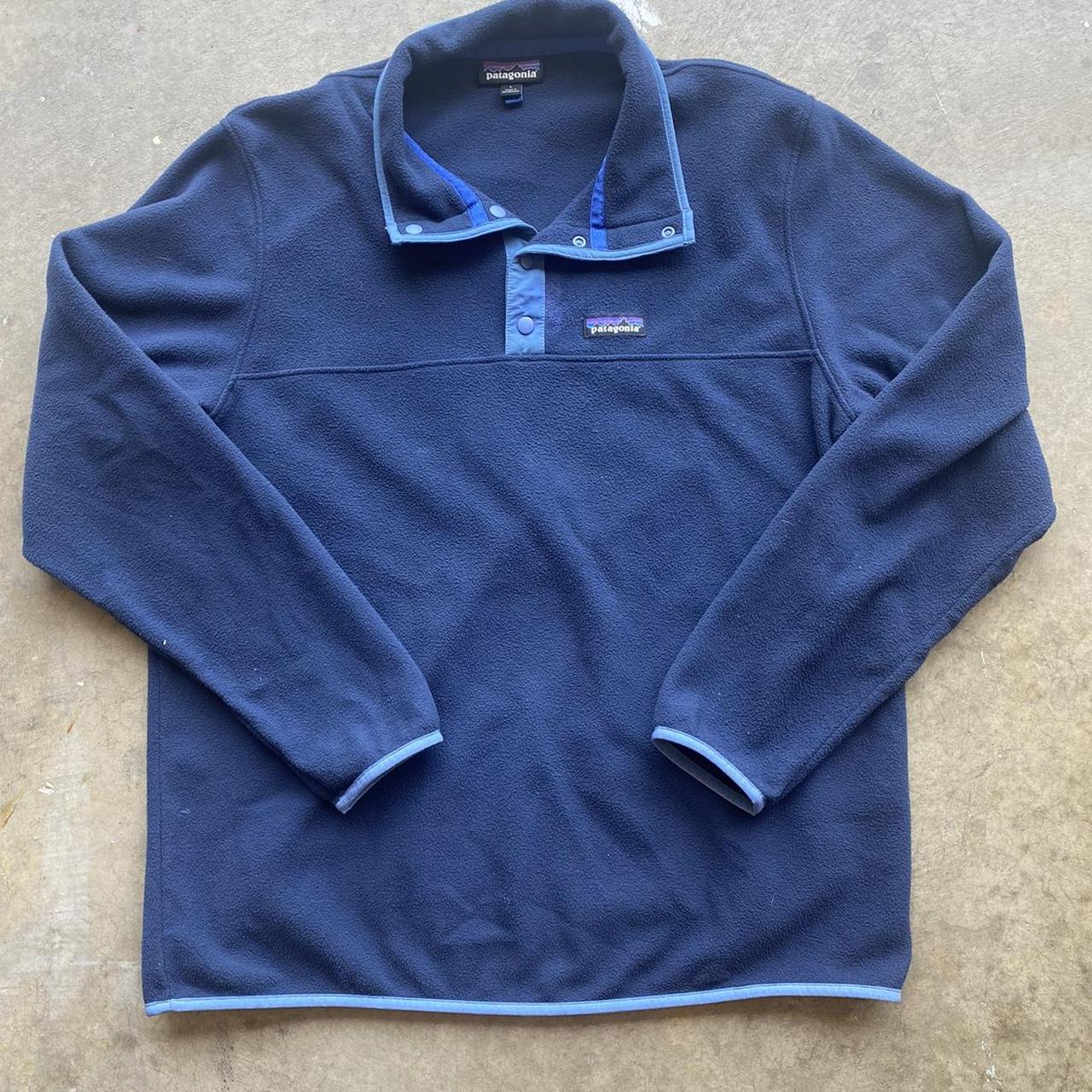 Blue Patagonia fleece - Depop