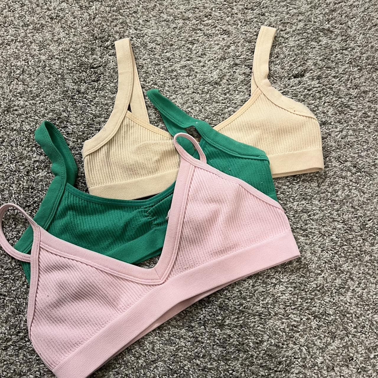 Three Cotton On Bralettes - Size Small So comfy for... - Depop