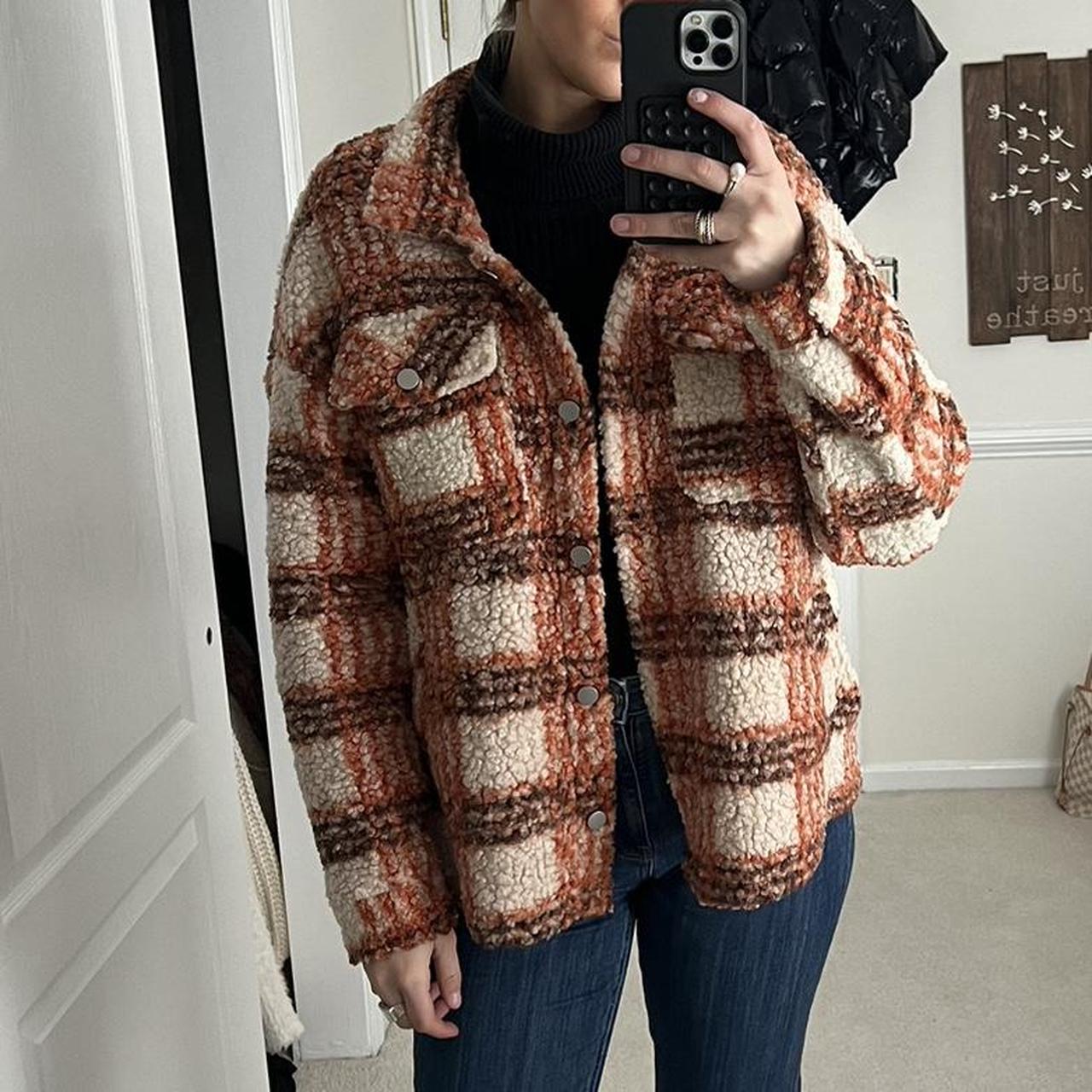 Fuzzy Shacket! Adorable for fall! - Depop