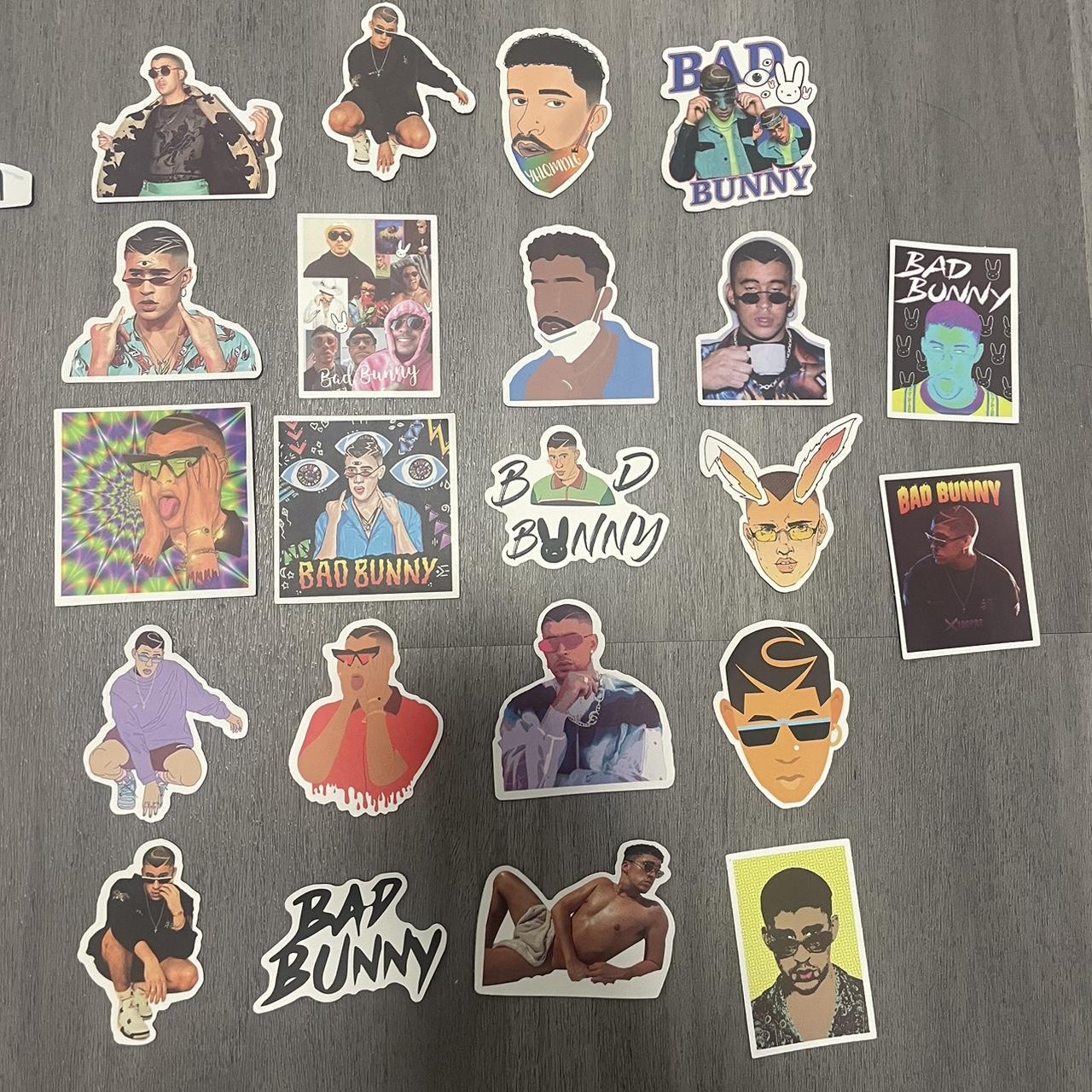 Bad Bunny stickers for sale ️PRICE IS NEGOTIABLE ️IM... - Depop