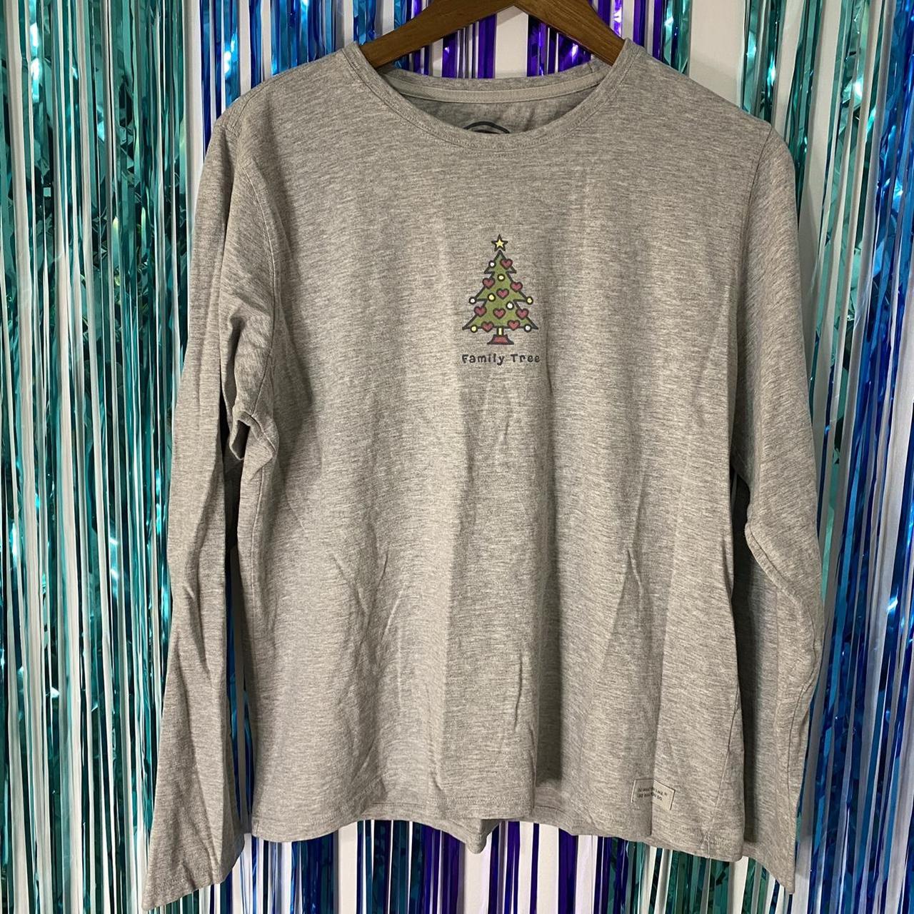 Life is Good “Family Tree” Tee Gray Size... - Depop