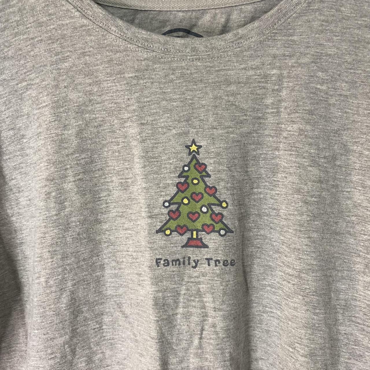 Life is Good “Family Tree” Tee Gray Size... - Depop