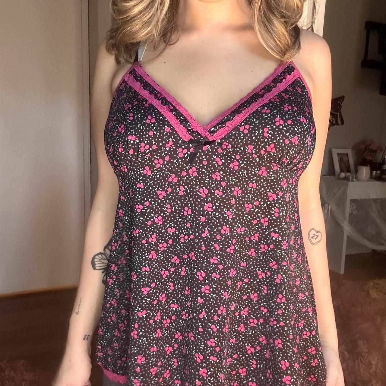 💗floral lace cami brand/marilyn monroe intimates... - Depop