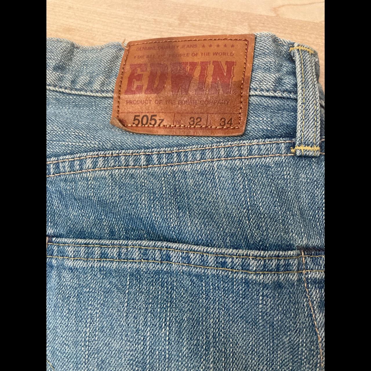 Edwin 505 Japanese selvedge denim jeans. Good... - Depop