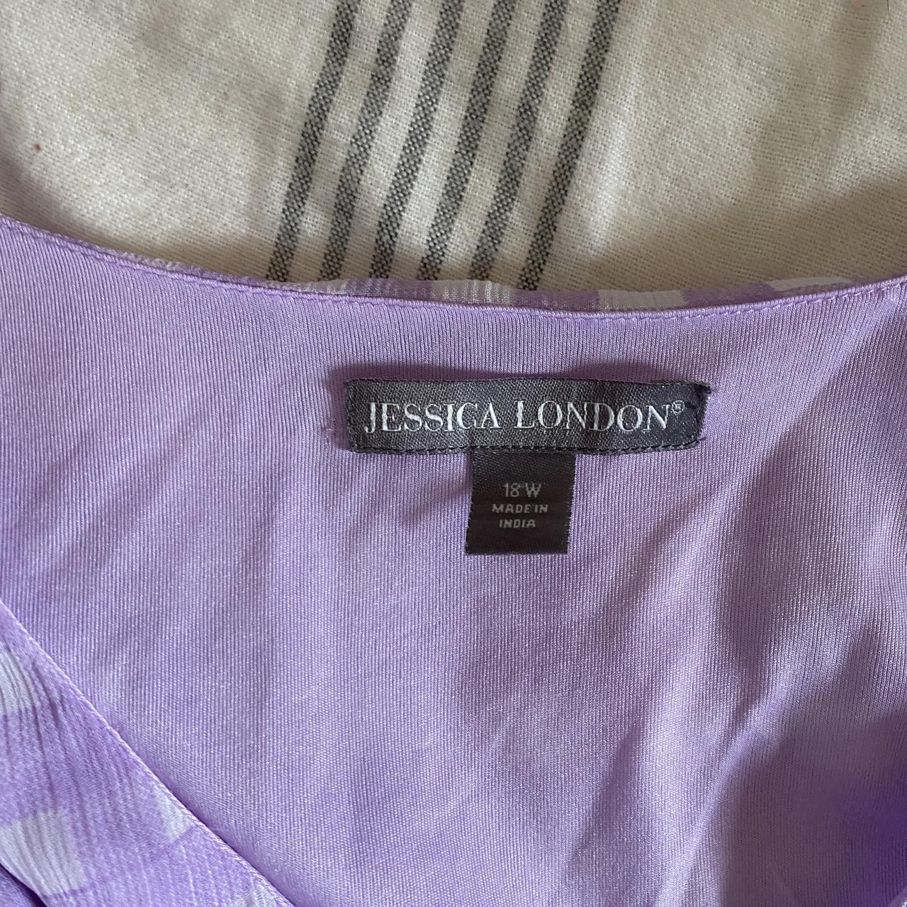 plus size jessica london purple dress very cute... - Depop