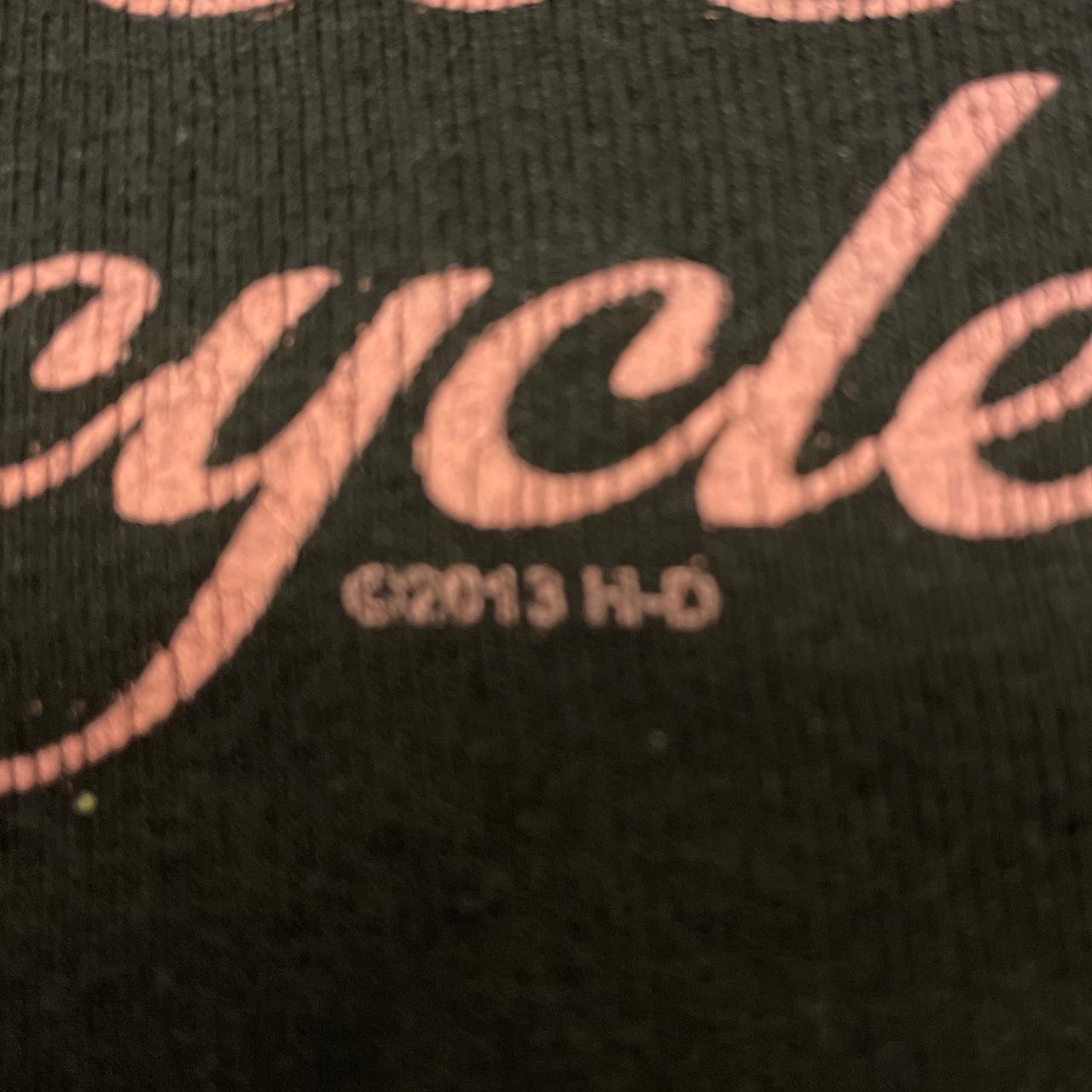 2013 Y2K Harley Davidson “ Tramp Stamp” Black and... - Depop