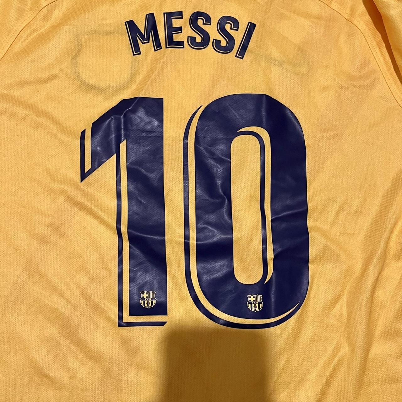 Messi Barcelona 3rd Kit 2019/2020 with champions... - Depop