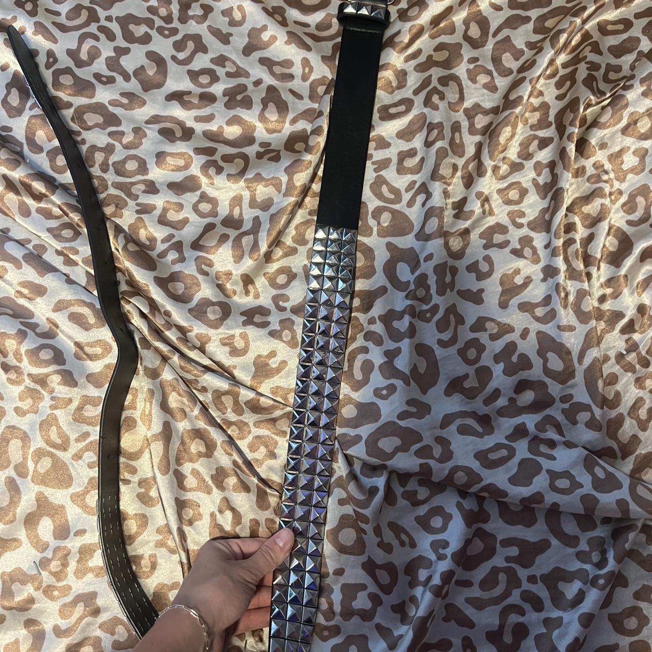 Cute studded emo belt. She’s way too big for me... | Depop