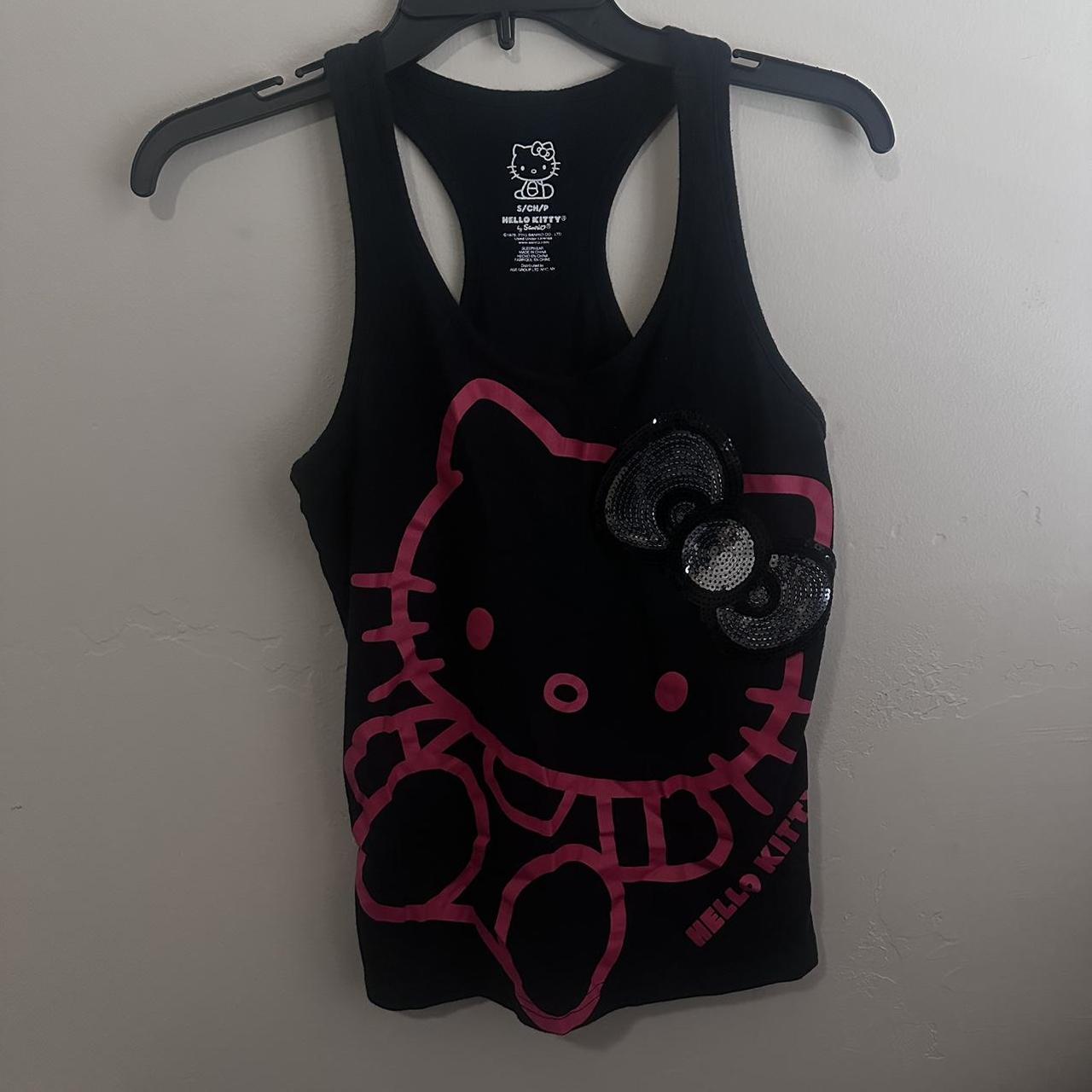 RED DETAILED HELLO KITTY TANK TOP! ☆ brand ~ hello... | Depop