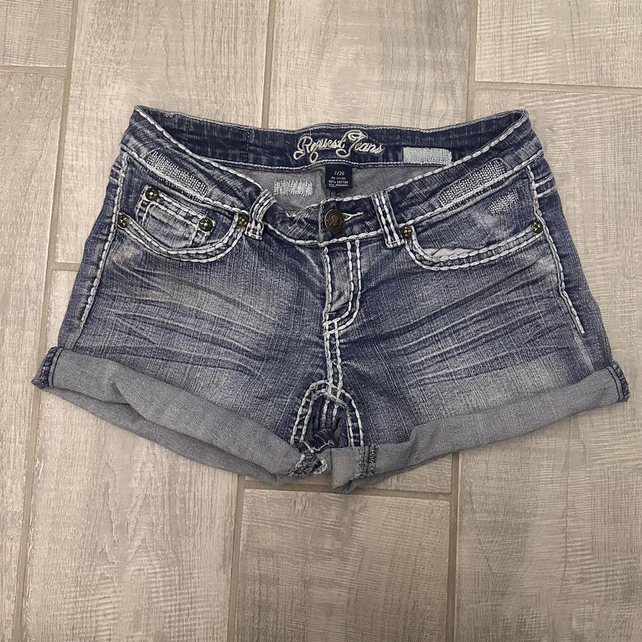 Request Jeans Denim Shorts! super cute shorts, nice... | Depop