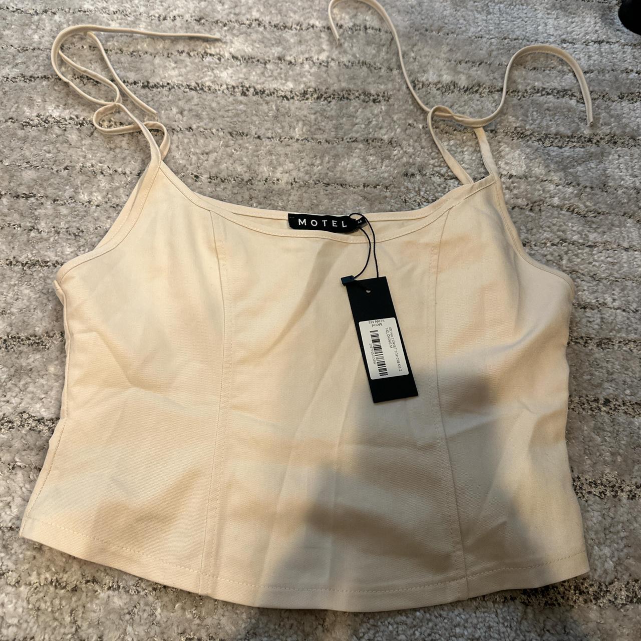 Motel rocks top with tags | Depop