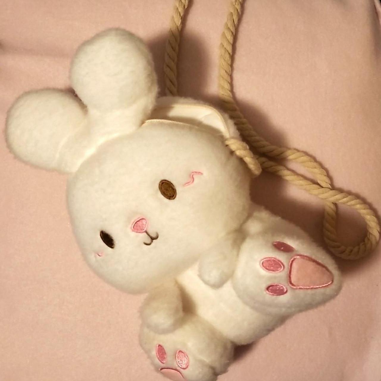 Small adorable plush bunny purse ♡ #agere #kawaii... - Depop