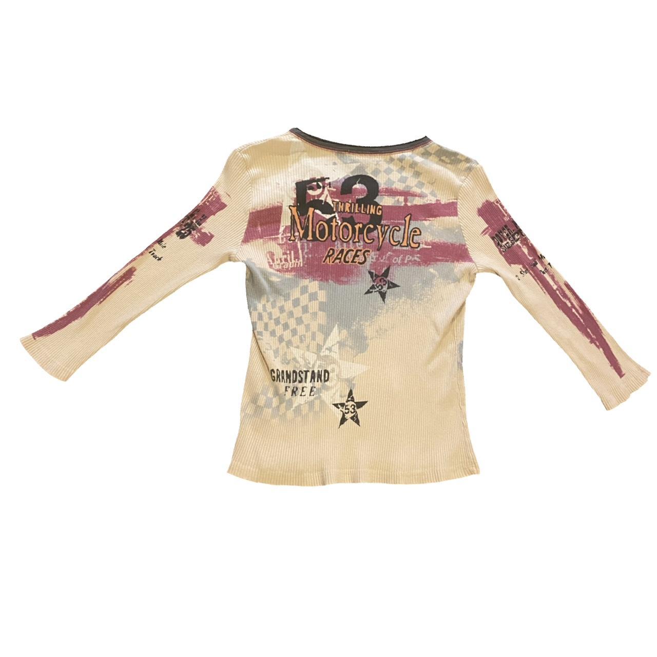 - vintage vanilla sugar biker top - cute small studs... - Depop