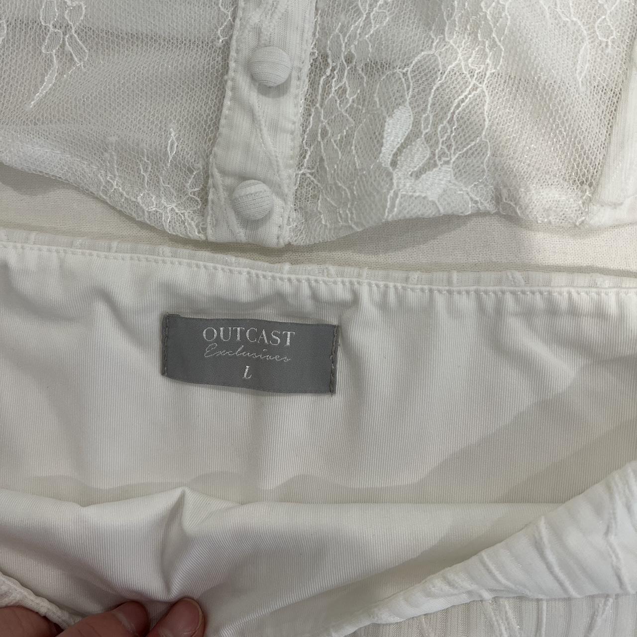 - outcast clothing white haven set $35 - size 12 -... - Depop