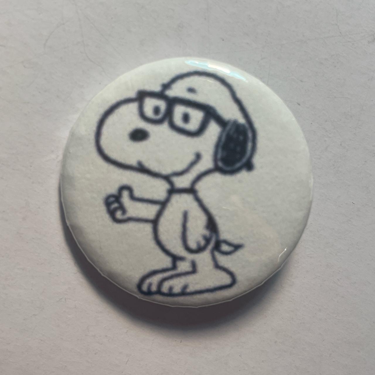 handmade snoopy pin / button 🎀 - 1.25 inches... - Depop