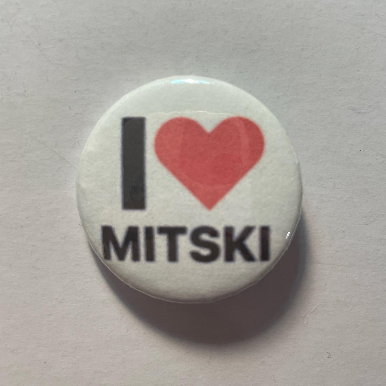 handmade I love mitski pin / button 🎀 - 1.25 inches... - Depop