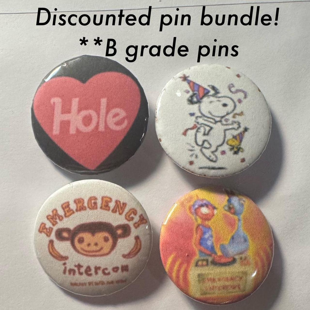DISCOUNTED PIN BUNDLE!! - all pins clip/function... - Depop