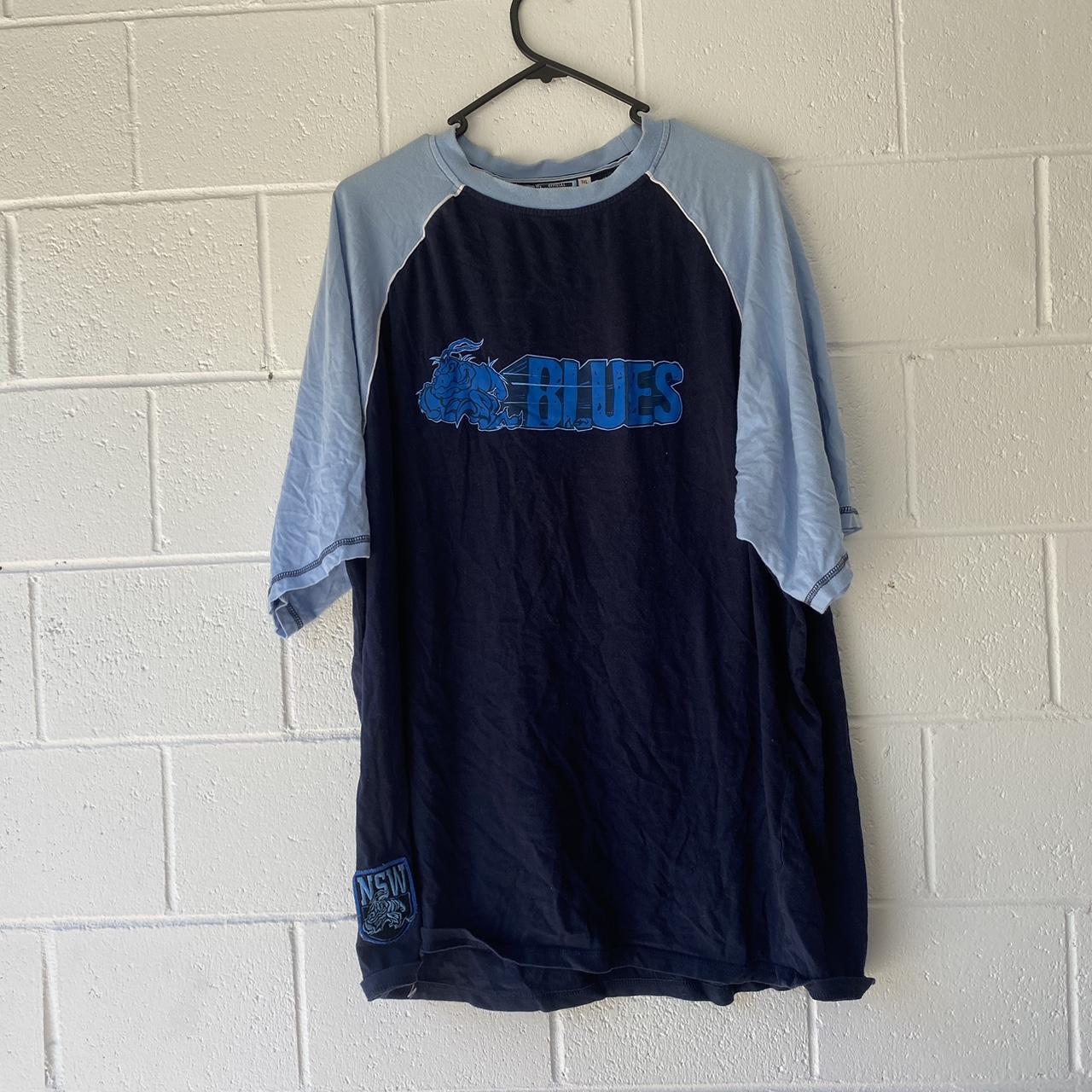 NSW Blues Rugby logo top Official merch Good quality... - Depop